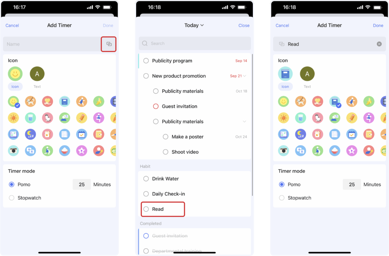 Your previous Focused Days and Total Focus will also be counted in timers.