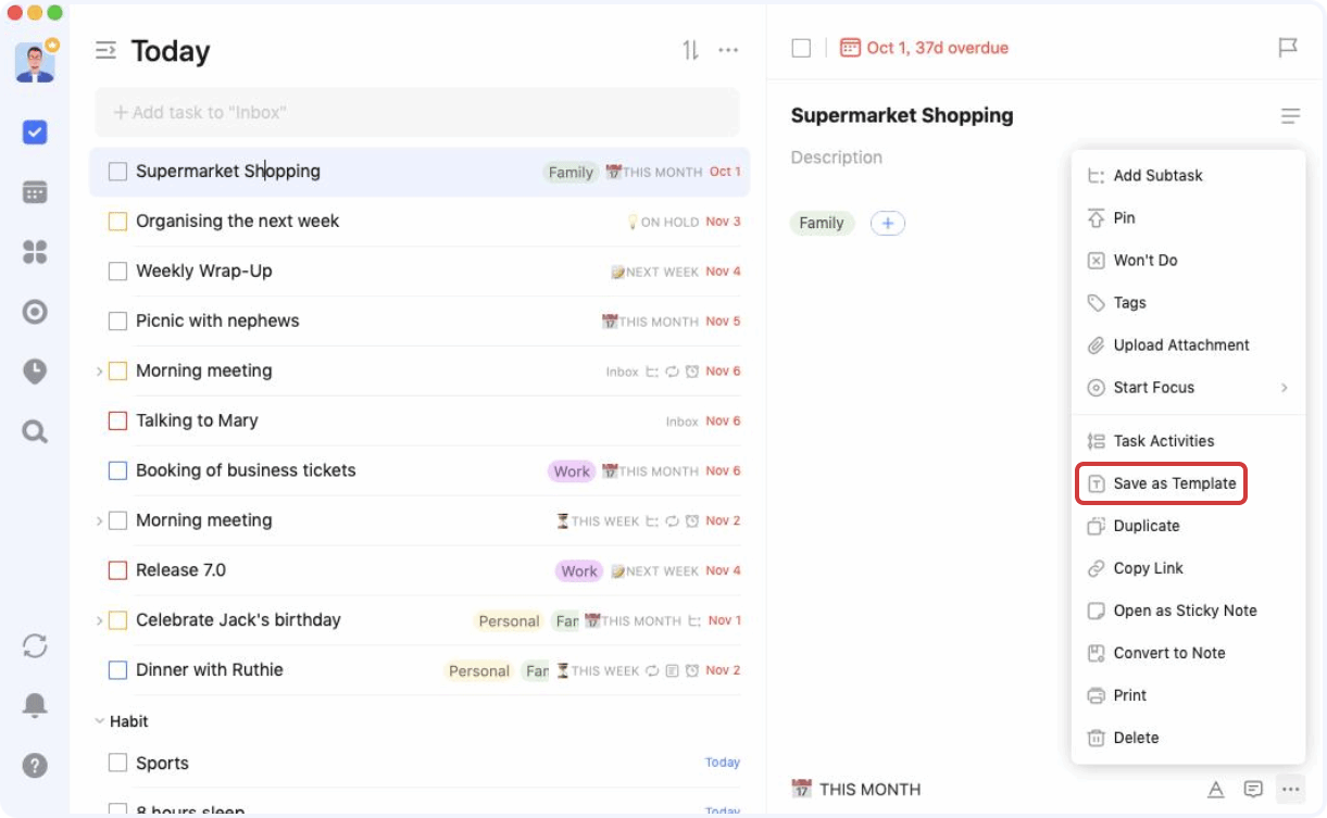 What are the different levels of task management?
