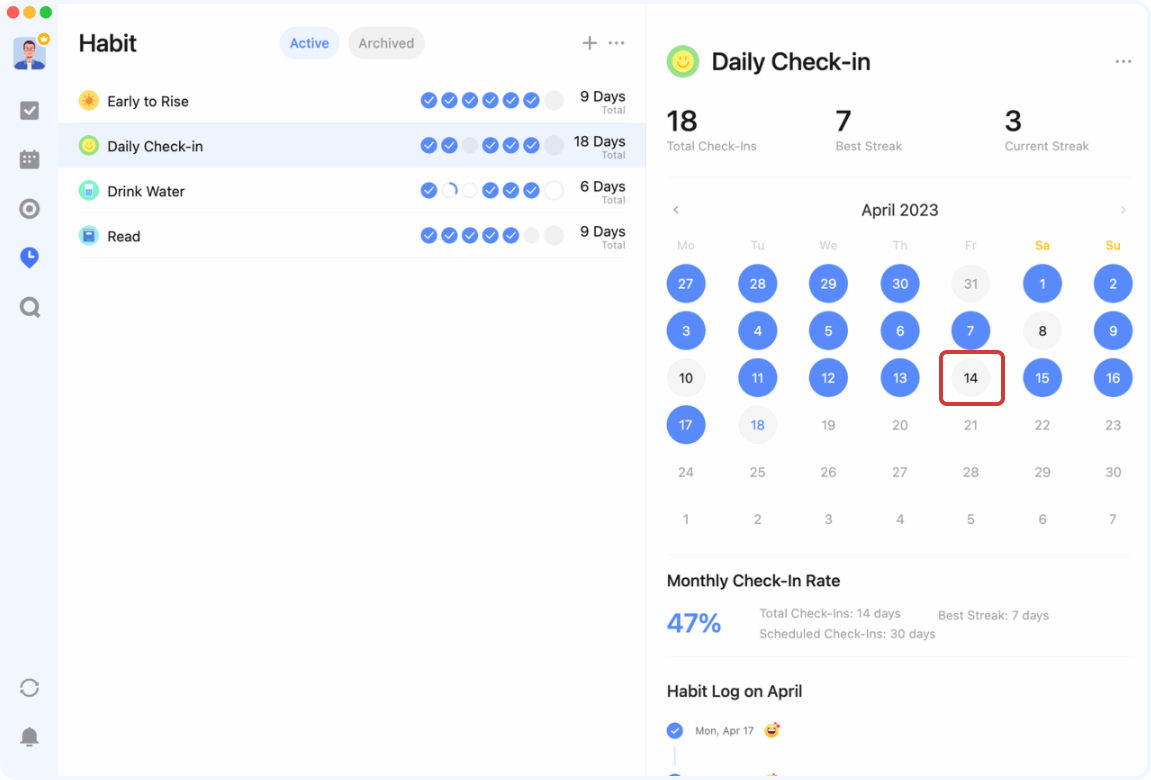 How to set habit reminders?
