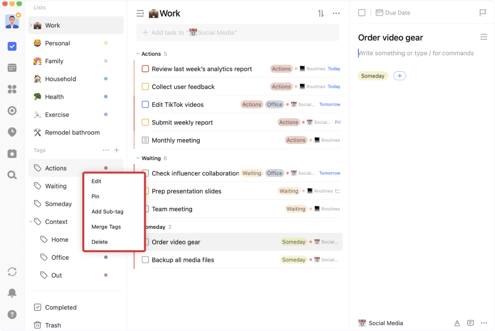 Create Second-Level Tags