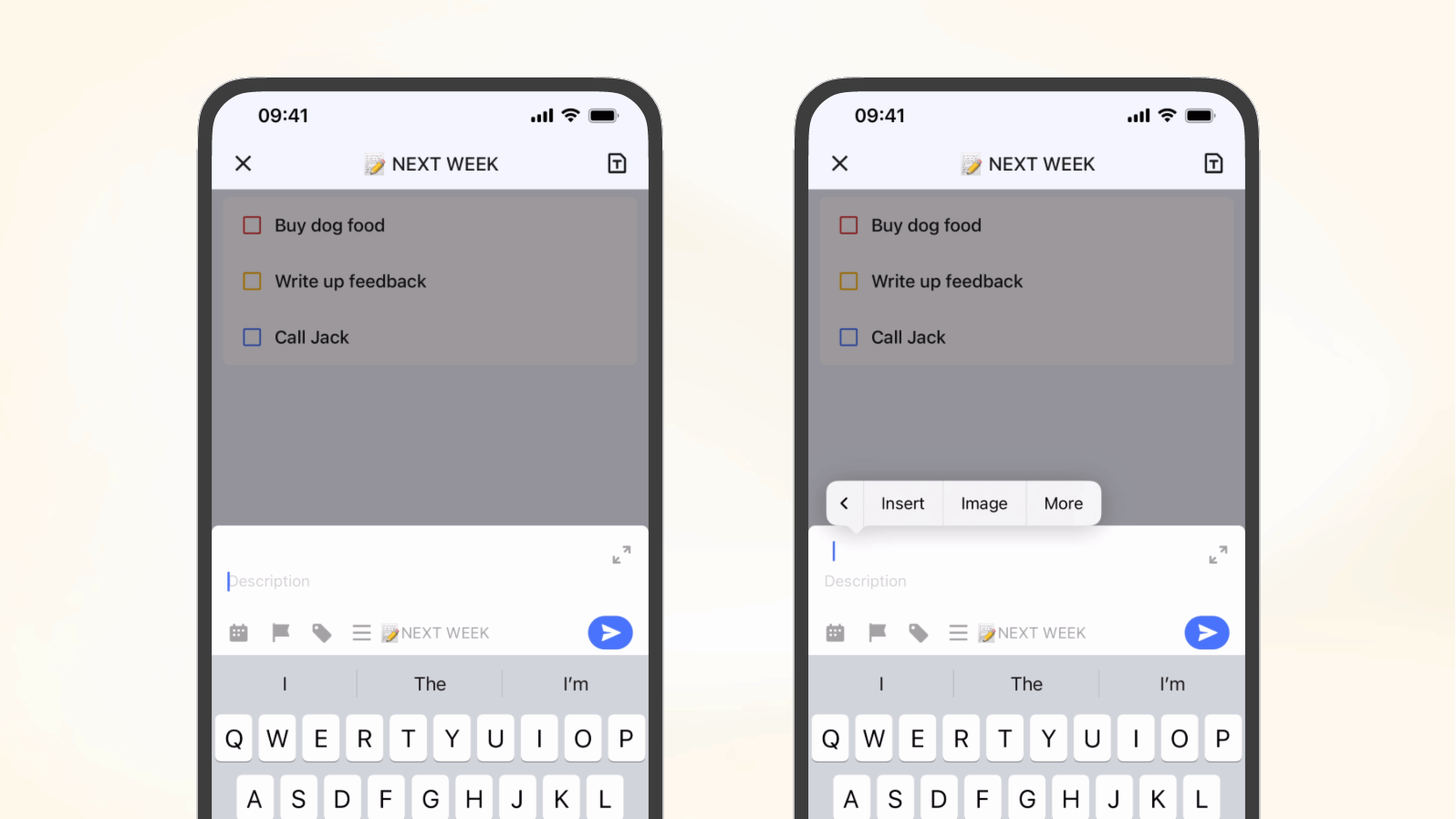Moving Tasks to Sections Directly on Mobile