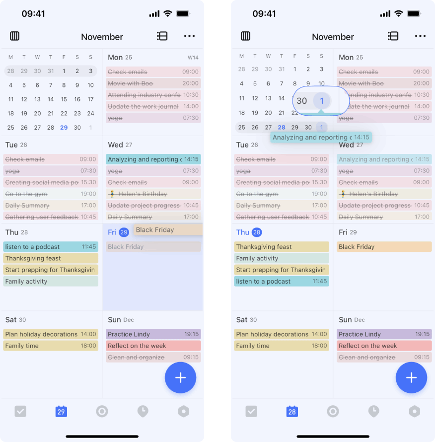Schedule Tasks Without a Set Date