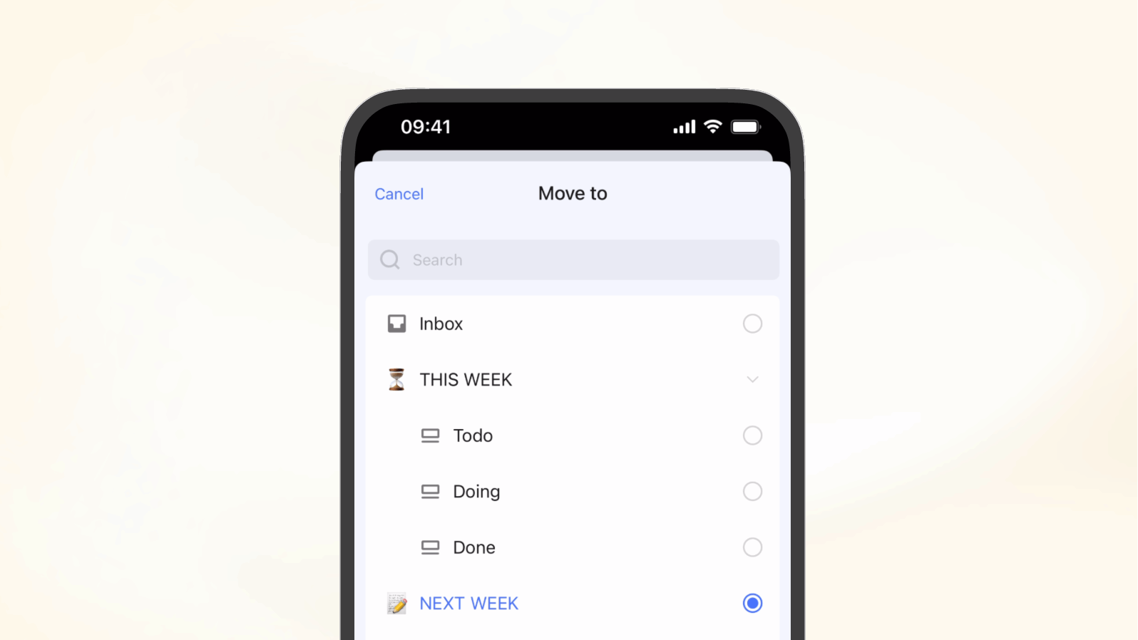Real-Time Search Support