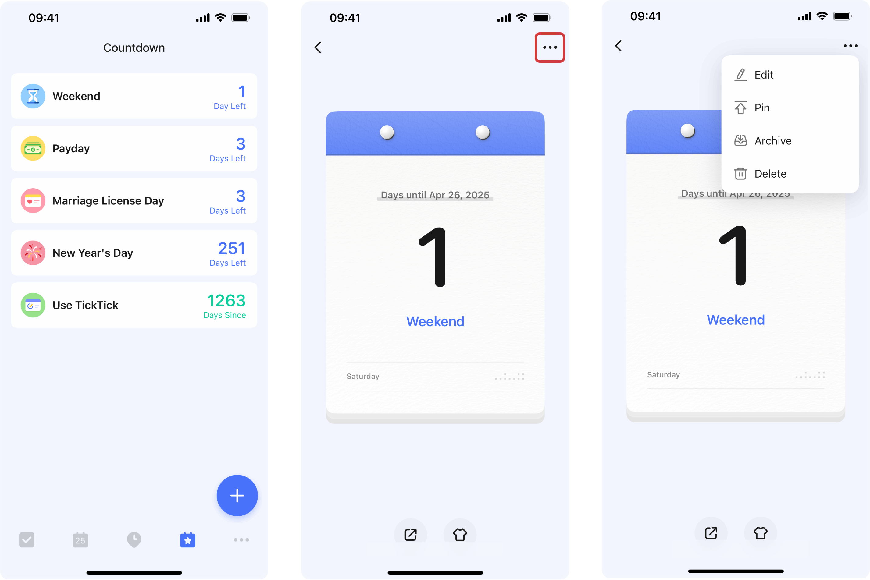 Right-click or click on the ... in the top right corner of the ...