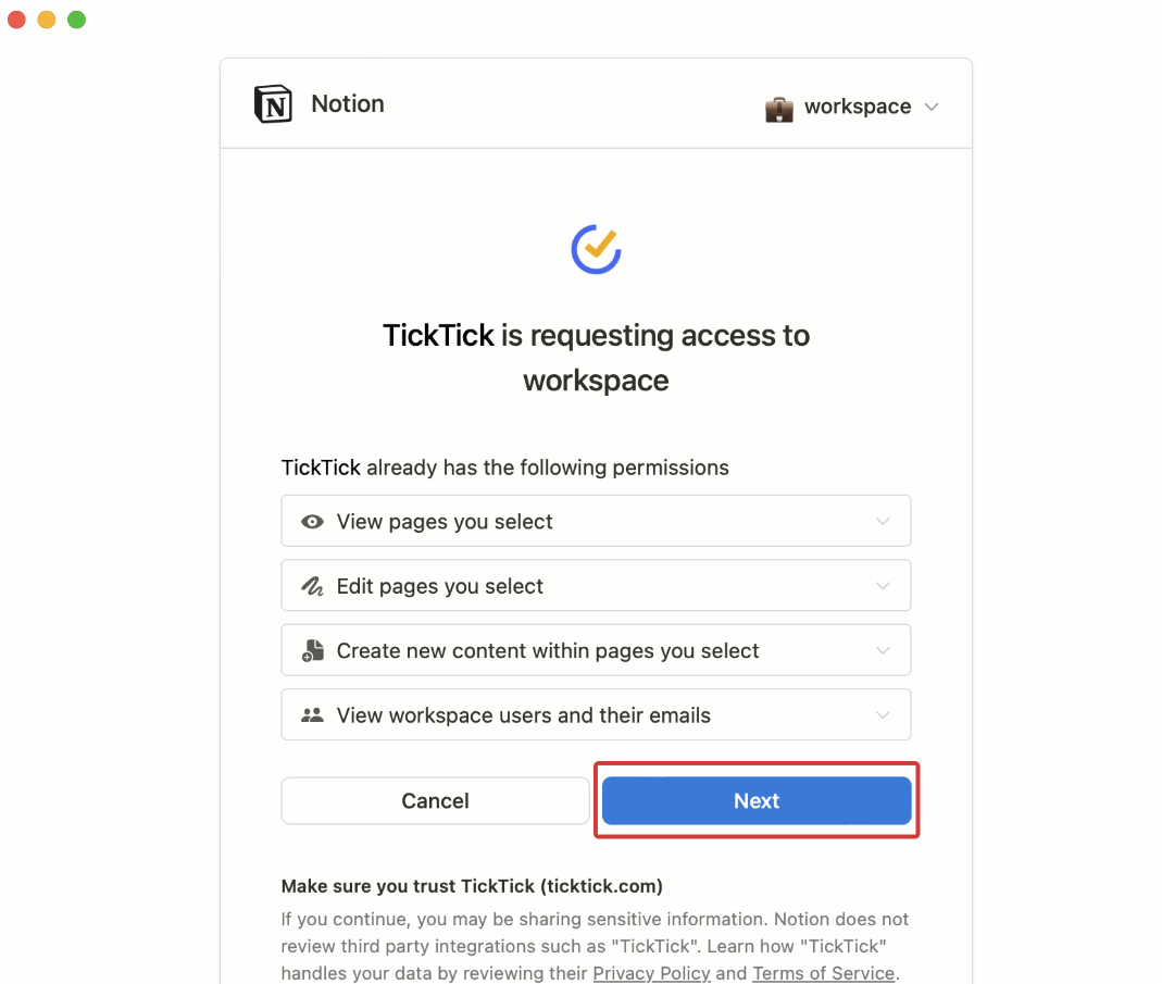 Method 1: Choose Use a template provided by the developer to create a new Notion database, with ...